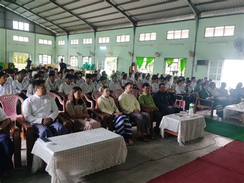 သင်္ဃန်းကျွန်းမြို့နယ်တွင် အမှိုက်ခွဲခြားစွန့်ပစ်သည့် ဝါ၊ စိမ်း၊ နီ၊ ပ