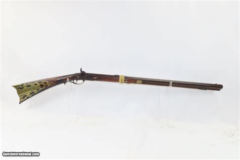 Birdseye Maple Long Rifle Nicanor Kendall Windsor Vermont Antique With