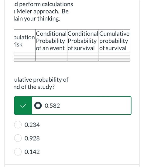 Create A Probability Table For The Following Question Chegg Com