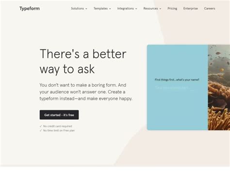 12 Best Typeform Alternatives By Fynzo On Dribbble