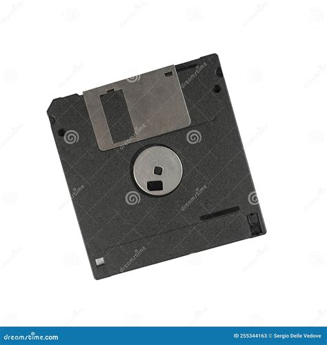 An Old Floppy Disc Stock Image Image Of Compact Data 255344163
