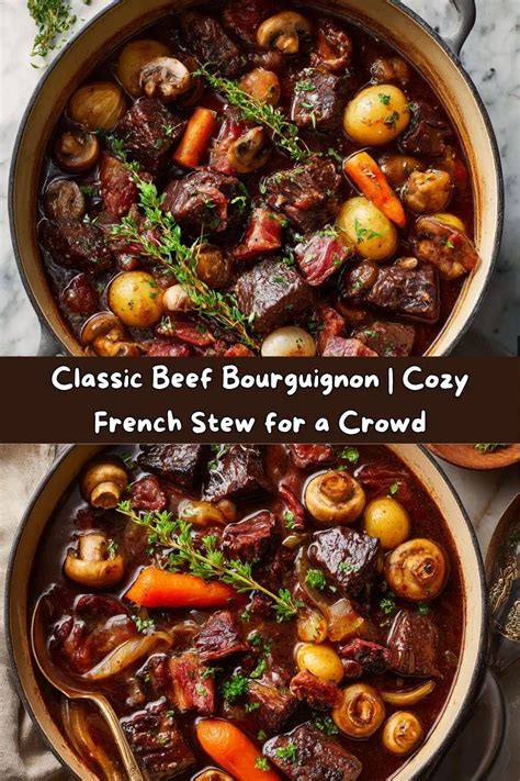 Classic Beef Bourguignon Tasty Chow