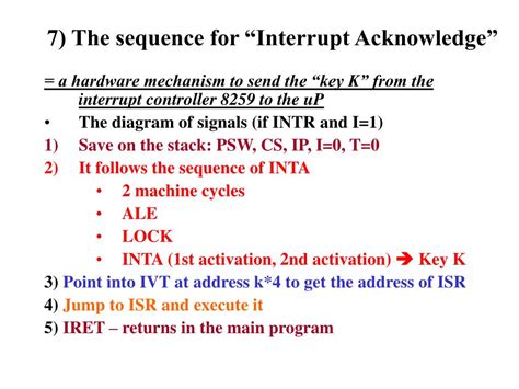 Ppt The System Of Interrupts Definitions Questions Classification Of Interrupts