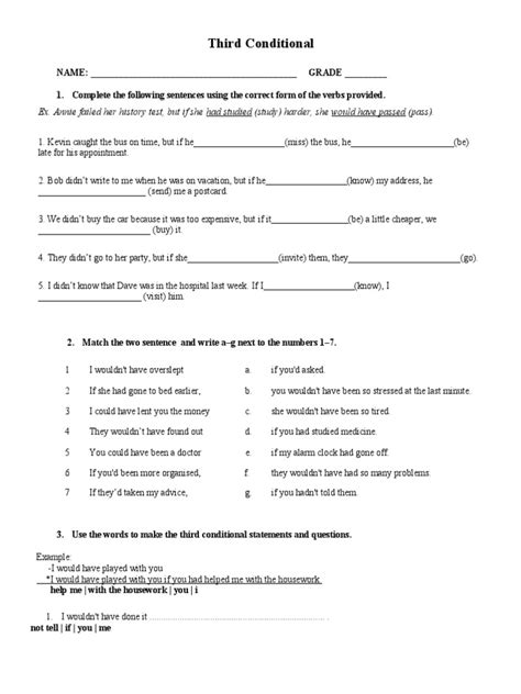 3rd Conditional Worksheet Pdf Semiotics Linguistic Morphology 3rd Conditional Worksheet Pdf Semiotics Linguistic Morphology
