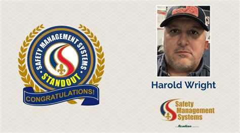 Congratulations To Our Sms Standout Harold Wright