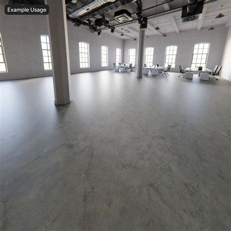 낡은 광택 콘크리트 바닥 텍스처 회색 Poliigon