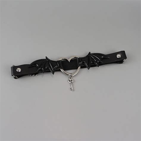 Devil Wings Heart Key Punk Garter Cutiekill