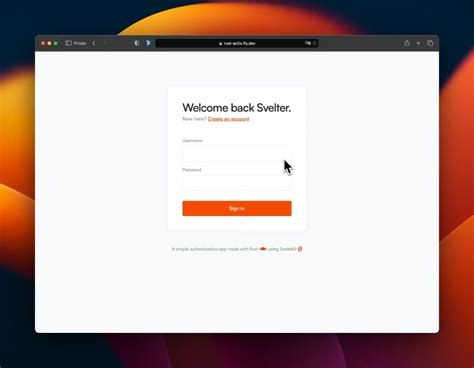 simple auth app with svelte rust backend ️ r sveltejs