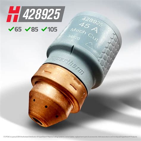 Hypertherm® Consumable Hub Stv®cnc Plasma Tables