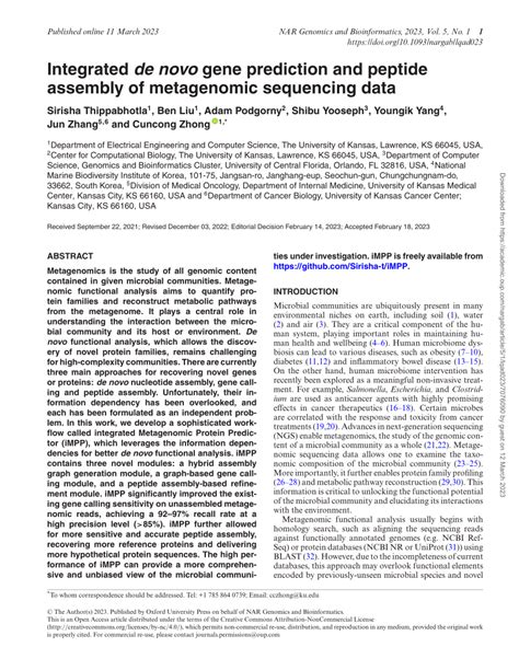 pdf integrated de novo gene prediction and peptide assembly of
