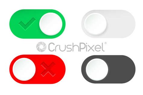 Switch Toggle Buttons Realistic Switch Toggle Buttons Set Or Tree