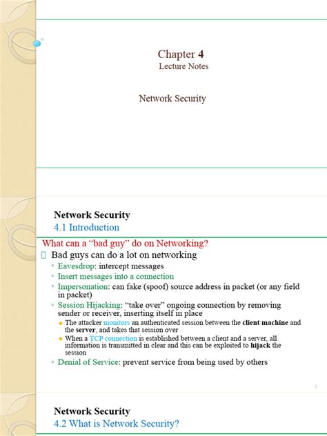 Chapter 4 Network Securty Pdf Computer Network Transport Layer Security
