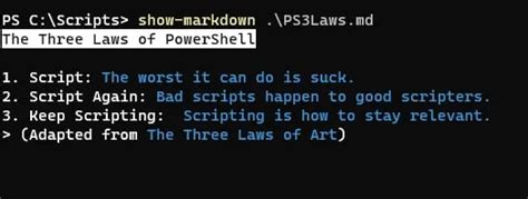 professional powershell documentation buttondown