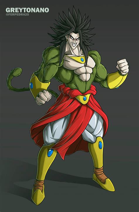 Broly SSJ V By Greytonano On DeviantArt