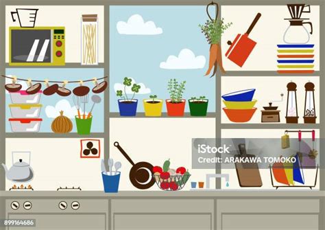 주방 클립 아트입니다 클립 아트의 요리 기구 일상 생활에 대 한 아이콘입니다 소재 컬렉션입니다 가사 집안일에 대한 스톡 벡터 아트 및 기타 이미지 Istock