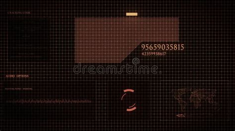 Hi Tech User Interface Head Up Display For Background Computer Desktop Screen Display Hi Tech