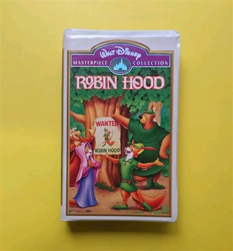 Robin Hood Vhs Disney Clamshell Masterpiece Collection £360 Picclick Uk