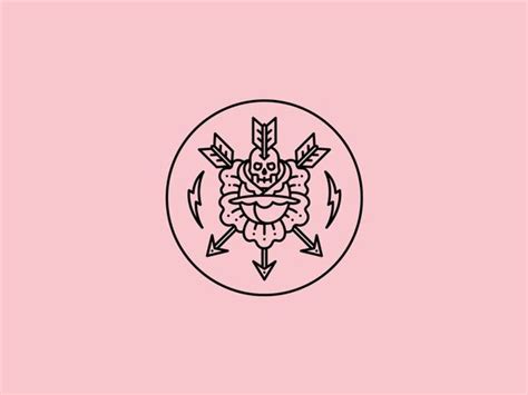 Dooom Dribbble Logo Design Skull Art Drawing Business Logo Design