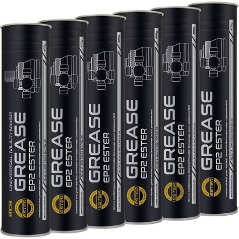 6x 400g MEHRZWECKFETT MANNOL UNIVERSAL FETT KARTUSCHE FETTPRESSE MoS2 ...
