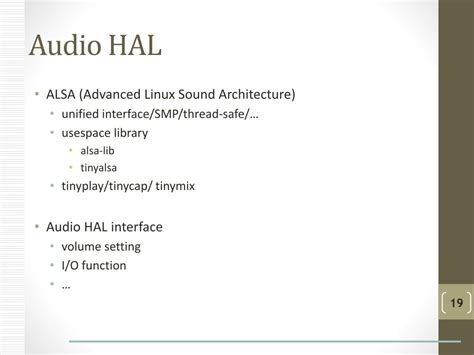 Ppt Android Audio System Introduction Powerpoint Presentation Free