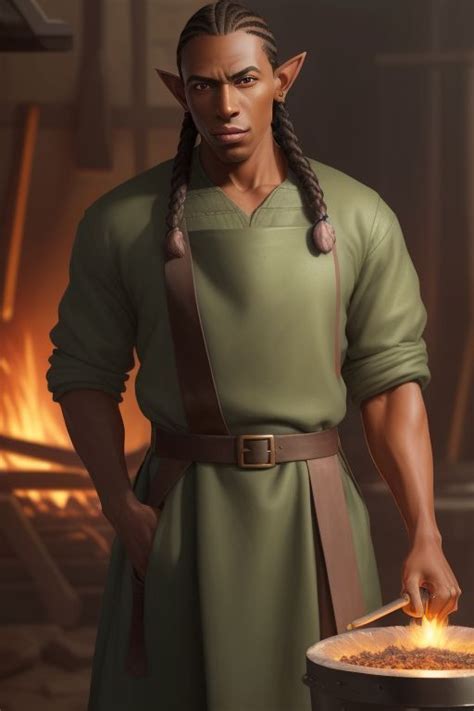 Sunelfblacksmithmale3 Super Hero Costumes Black Characters Hero