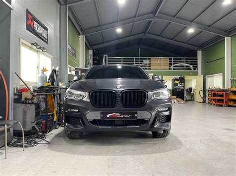 [rs 커스텀] bmw g02 x4 20i rsr 가변 배기 중통 듀얼 머플러 팁 작업 네이버 블로그