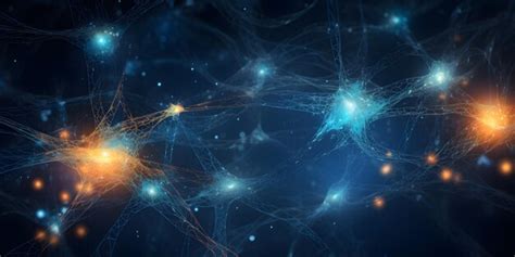 Premium Photo Background Simulating A Network Of Neural Connections Of The Brainthe Concept Of