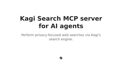 Kagi Search Mcp Server For Ai Agents