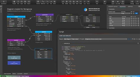 Schema Design Tool For Mongoose Try Moon Modeler
