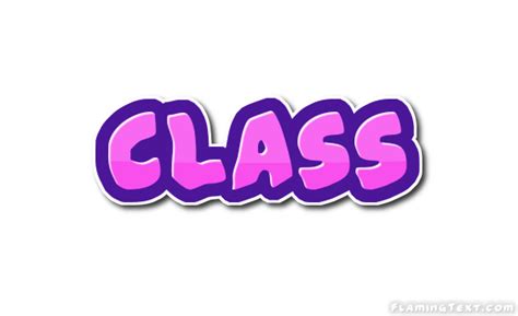 Class Logo Free Logo Design Tool From Flaming Text