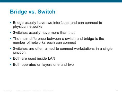 differences between a switch and a bridge ccna network switches best