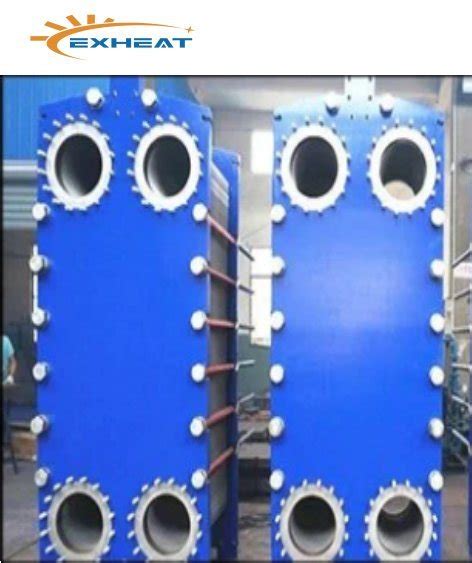 Semi Welded Plate Heat Exchanger Free Flow Wide Gap Semi Welded Double Wall Customizable