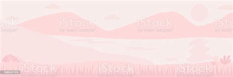 핑크 풍경 추상 벡터 배경최소한의 트렌디 한 스타일 배경 카드 인사말 벽지 브로셔 전단지 초대에 좋은 디자인 템플릿을 설정 다양한 모양 벡터 일러스트레이션 0명에 대한 스톡