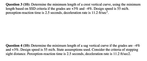 Solved Question 3 10 Determine The Minimum Length Of A
