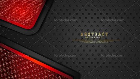 وکتور بک گراند انتزاعی مشکی قرمز گرافیک با طعم تربچه