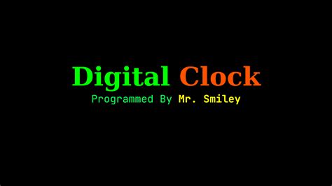 digital clock replit