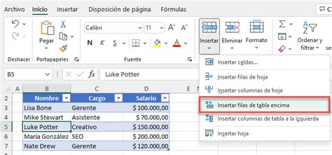 Cómo Agregar Filas a una Tabla en Excel y Google Sheets Automate Excel