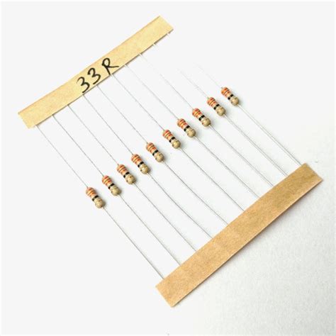33 Ohm 14 Watt Resistor With 5 Tolerance Pack Of 10 Robozar