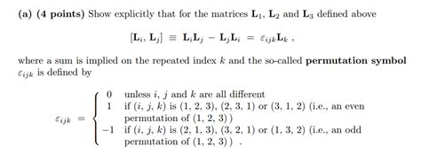 We Saw In Class That The Matrix That Implements Chegg Com
