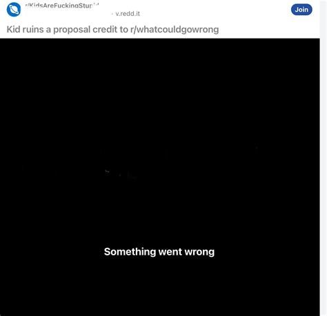 Video Didnt Load R AccidentalComedy