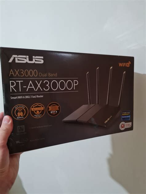 Asus Rt Ax P Ax Dual Band Wifi Router Tv Home Appliances Electrical Adaptors