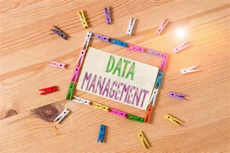 Word Writing Text Data Management Business Concept For Disciplines