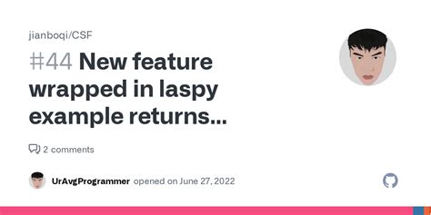 New Feature Wrapped In Laspy Example Returns Attribute Error · Issue