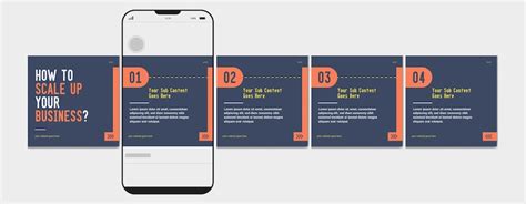 Premium Vector Instagram Carousel Template And Social Media Post