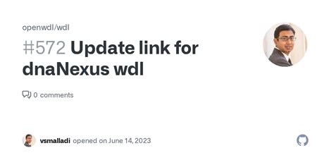 Update Link For Dnanexus Wdl · Issue 572 · Openwdlwdl · Github