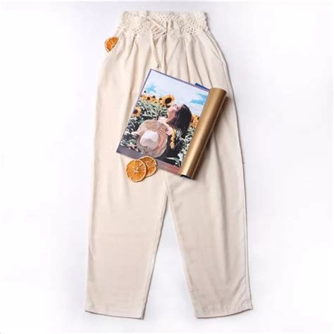 شلوار مام استایل لینن فروشگاه استایلوس