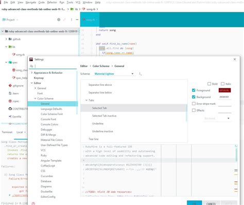 How To Change Files Tab Color IDEs Support IntelliJ Platform JetBrains
