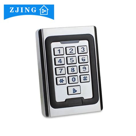 IP Waterproof K Metal Standalone Access Control Keypad With RFID Proximity Card For Door