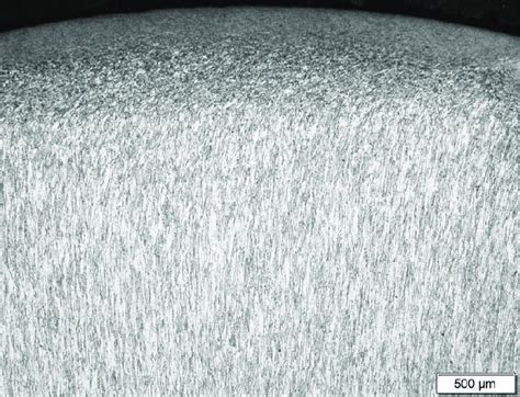 Microstructure Of Working Part Area 1 From Fig 3 Transverse Section