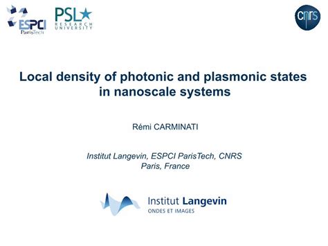 Pdf Local Density Of Photonic And Plasmonic States In · Local